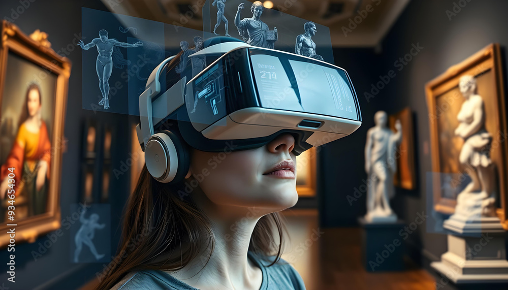 Virtual Reality Museum Tour with Interactive Holograms and 3D Art ...