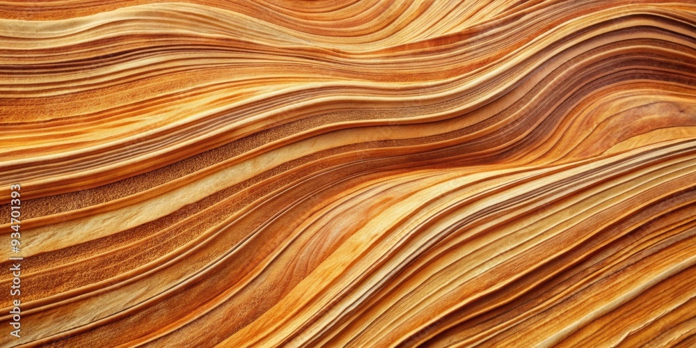 Wavy sandstone patterns in earth tones resembling natural beauty, a ...