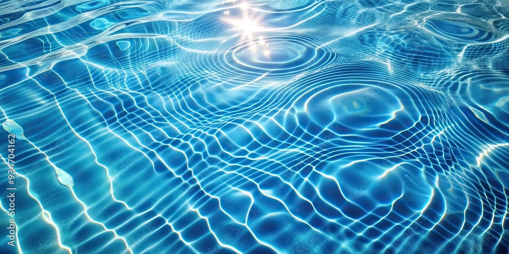 Water caustics texture with rippling light patterns , underwater ...
