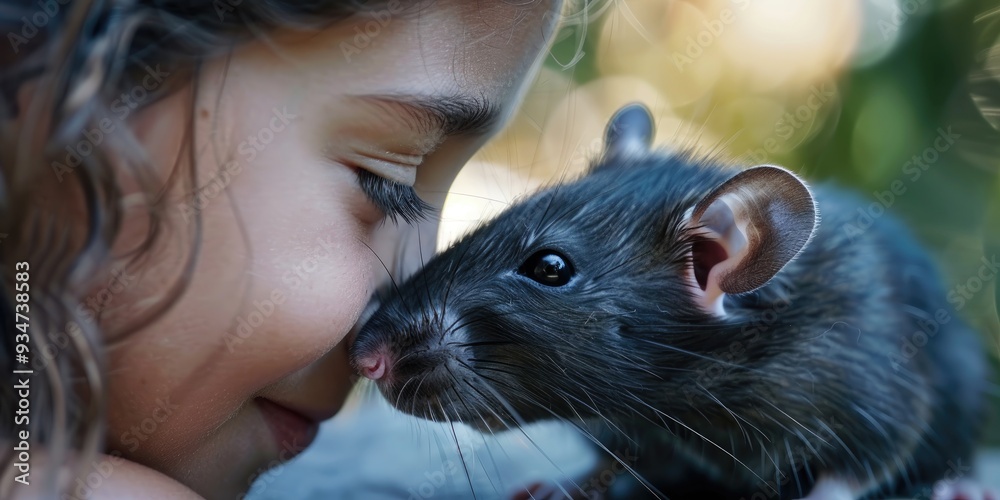 Strong connection between a girl and her pet rat highlights lasting ...