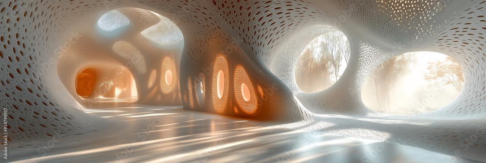 3d Objects Casting 2D Shadows surreal environment where complex 3D object cast impossibly ...