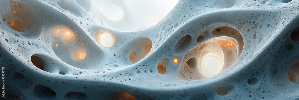 3d Objects Wrapped 2D Textures abstract poster where highly detailed 3D ...