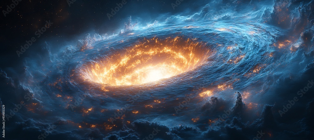 Black hole visualized with intense 3D tidal forces where 2D stars are ...