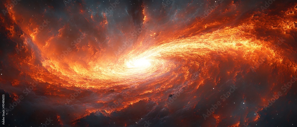 Black hole where infinite density is visualized as a 3D dark star with ...