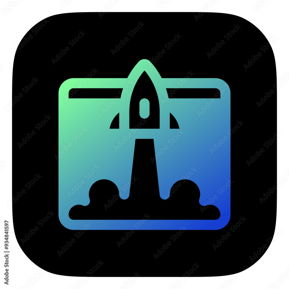 Editable web app launch vector icon. Part of a big icon set family ...