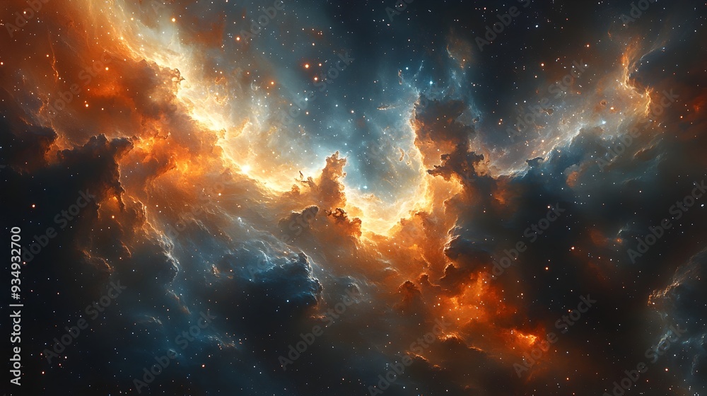 Mesmerizing Depiction of Interstellar Phenomena,Showcasing Stunning ...