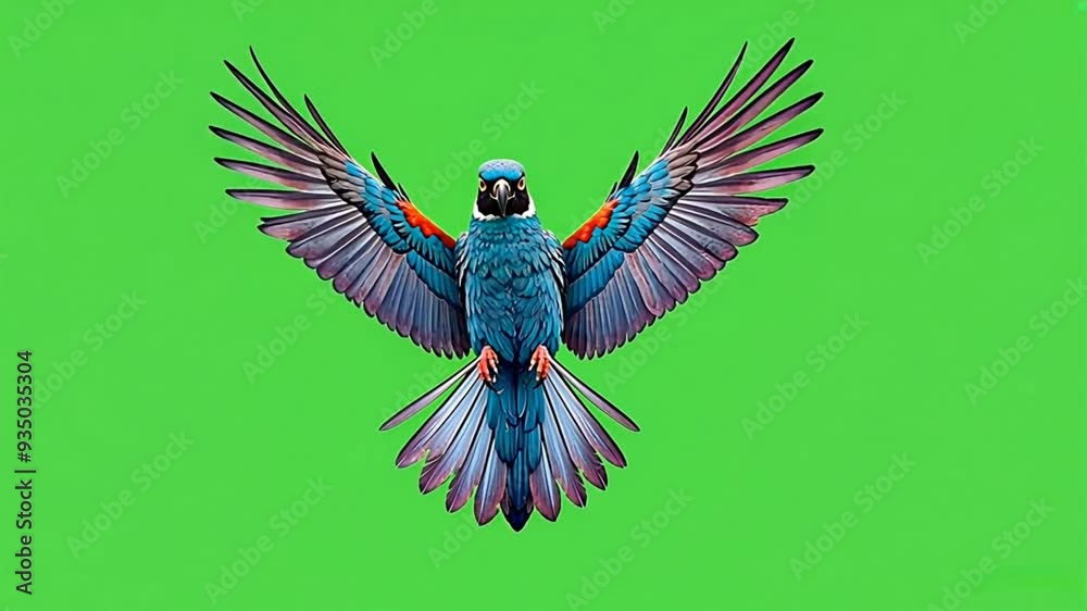 Bird flying Stock Overlay 4k Animation Stickers, Realistic Bird flying ...
