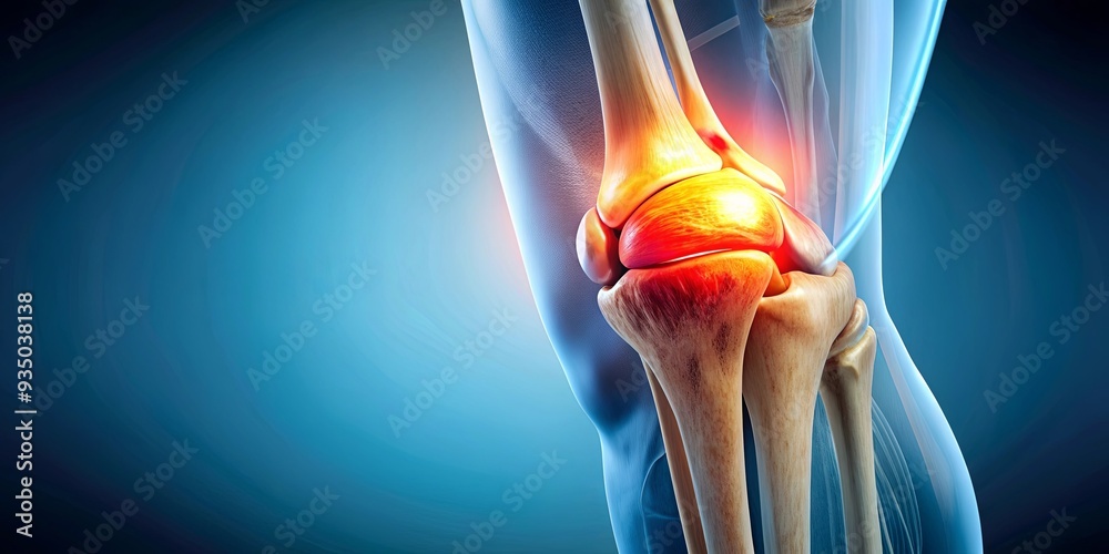 Medical of an anterior cruciate ligament tear in the knee, anterior ...