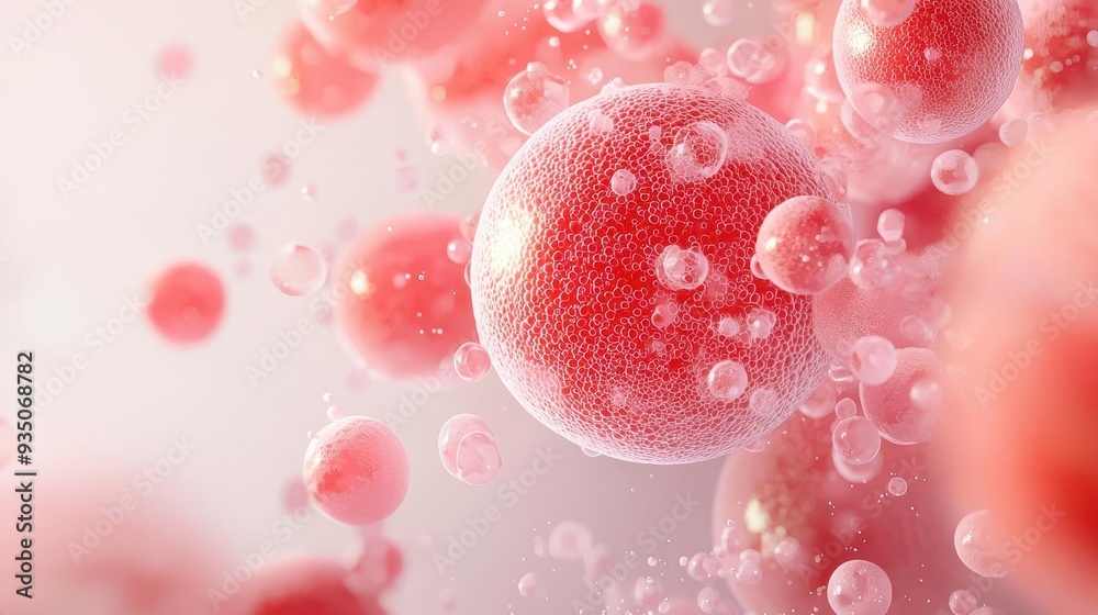 Microscopic view of LDL cholesterol particles clumping together, LDL ...