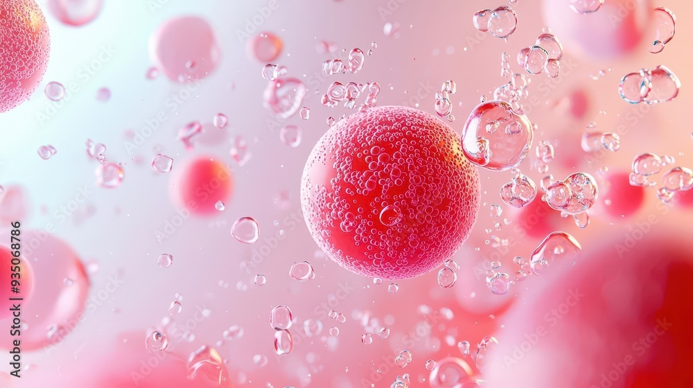 Microscopic view of LDL cholesterol particles clumping together, LDL ...