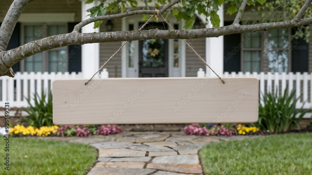 Rustic and Elegant Wooden Signboards in Charming Garden Settings with ...