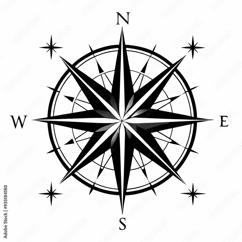 Compass, Compass SVG, Compass Rose SVG, Nautical Compass SVG, Svg ...