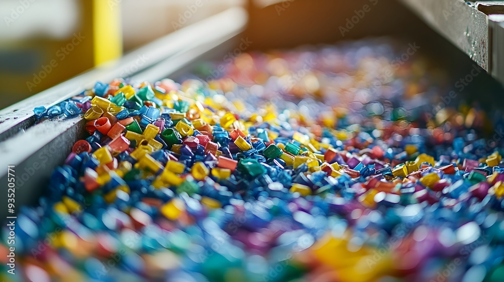 Recycled Plastic Pellets in Production Sustainable manufacturing ...