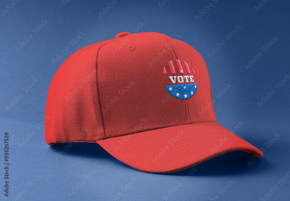 Election Hat Mockup Stock Template | Adobe Stock