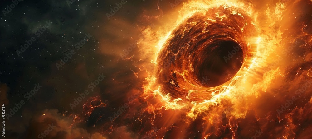 Depict black hole bending 3D spacetime according to relativity with 2D ...