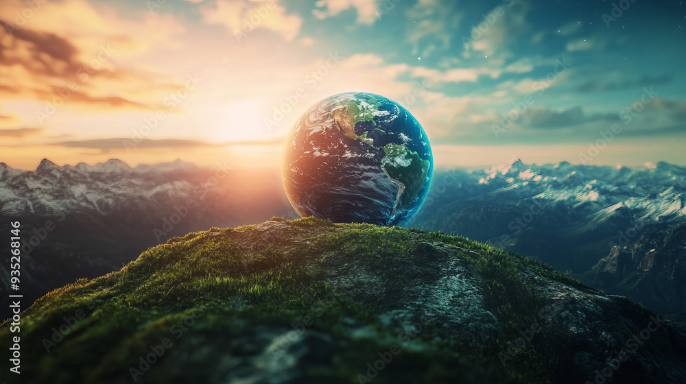 Text for "World Environment Day" accompanied by a creative concept ...