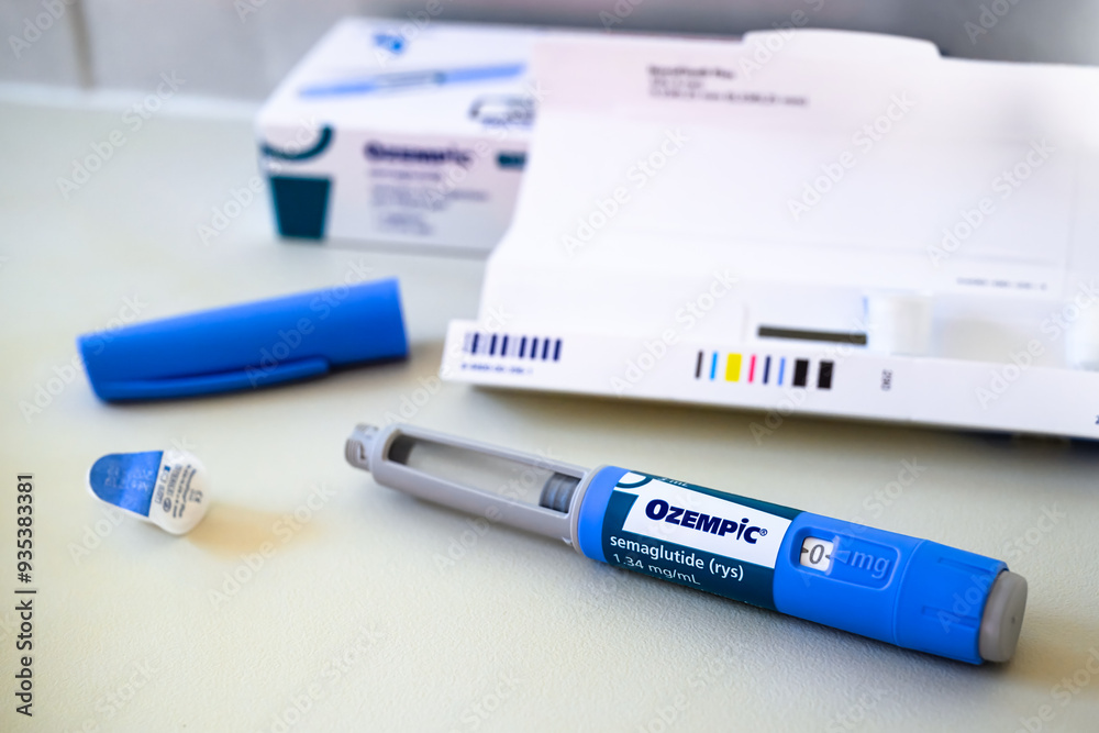 Childers Queensland Australia - July 12 2024: Ozempic semaglutide ...