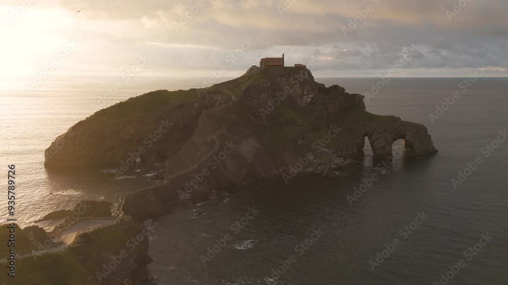 Drone video of the hermitage of San Juan de Gaztelugatxe (Dragonstone ...