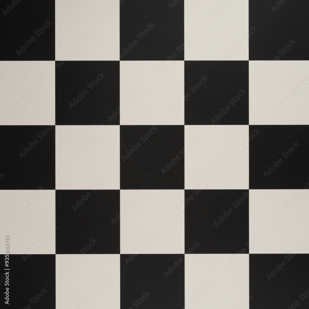 Black and white checkered tile pattern with classic square design for ...