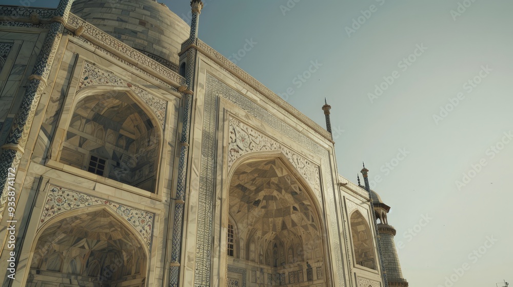 Taj Mahal in India Capture the building's beautiful white marble and ...