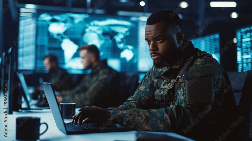 The agents coordinate surveillance activities and maintain security ...