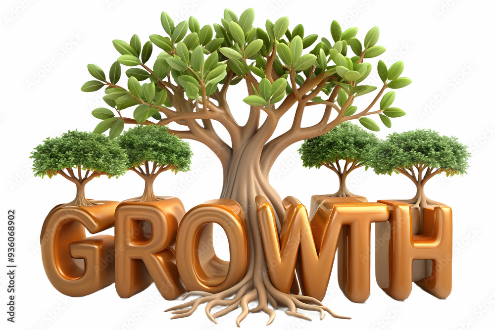 Flat Border Frame with Rocket and Graph for Growth Concept | Smart ...