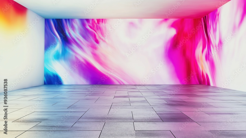 Gradient background, a sense of space and place, the shadow effect adds ...