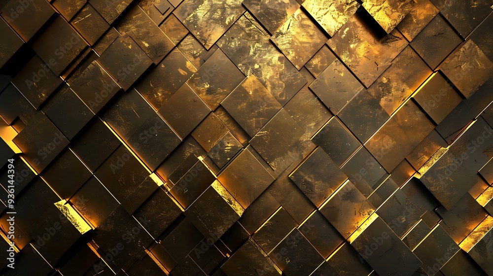 Basic shape background gold backgrounds pattern. 8k Stock Illustration ...