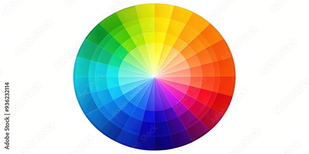 color wheel displaying HSV, HSB, and RGB color models, color wheel,HSV ...