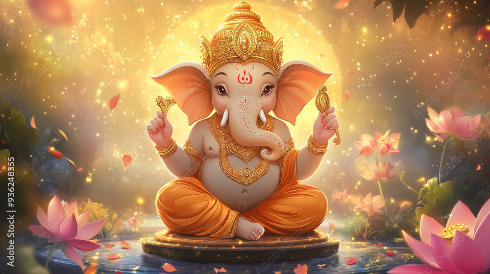 Happy Ganesh Chaturthi, Happy Diwali, Ganesha Wallpaper for Diwali and ...