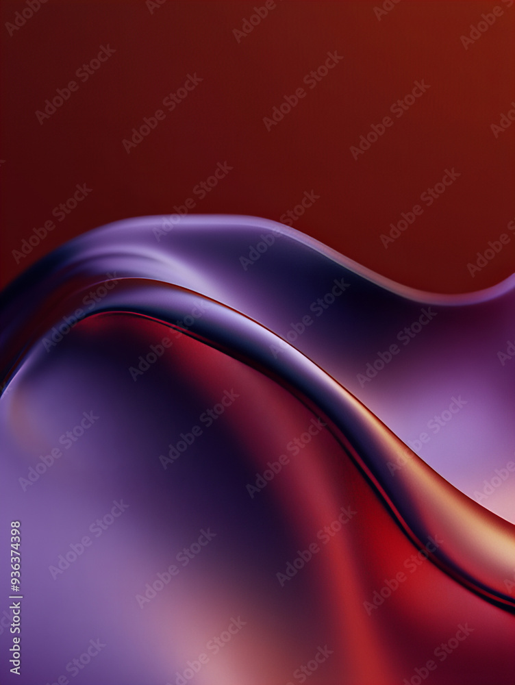 Abstract Backgrounds, Smooth Lines, Design, Amorphous glass-effect ...