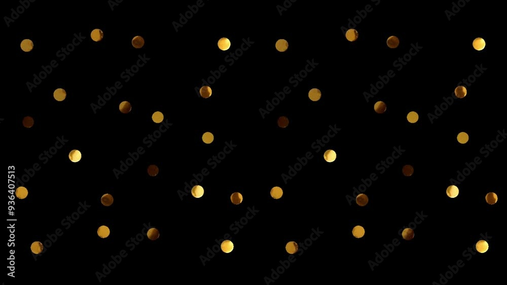 Confetti for Party Celebration, Stock Overlay 4k Animation Video, 3D ...