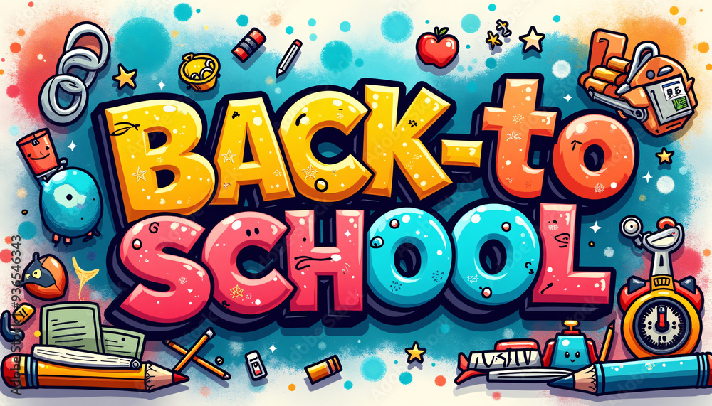 Motivational back-to-school poster featuring positive affirmations and ...