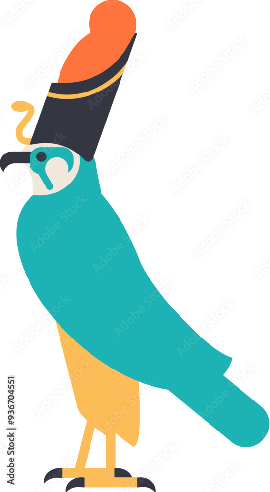 Horus - god of sky, guardian deity or mythological creature depicted as ...