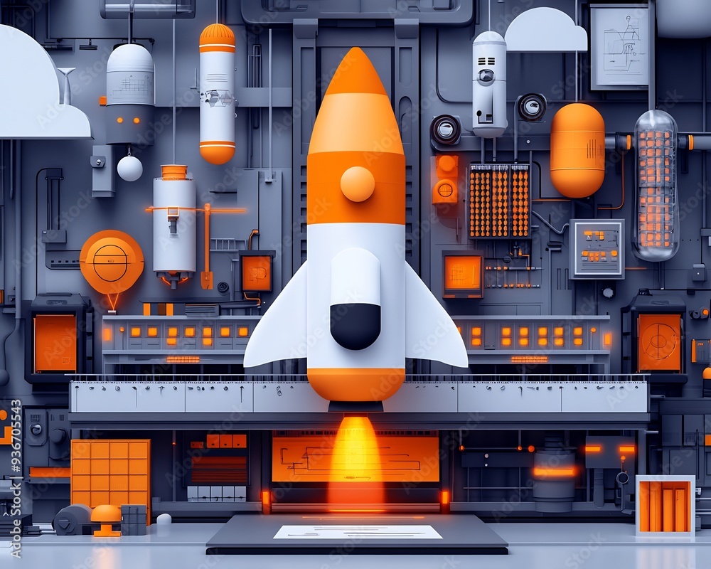 Infographic visualizes stages of product development initial concept ...