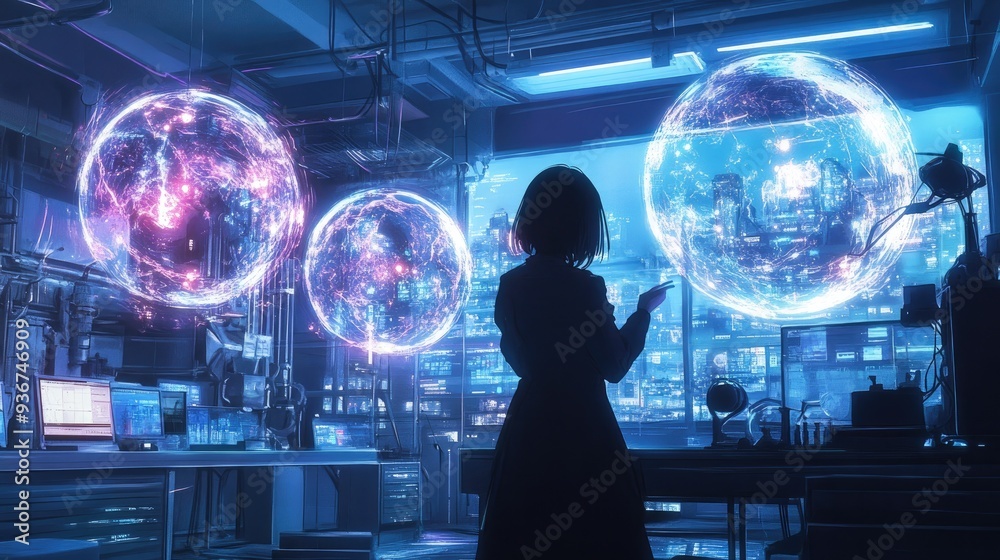 An anime researcher exploring the possibilities of multiverse theory ...