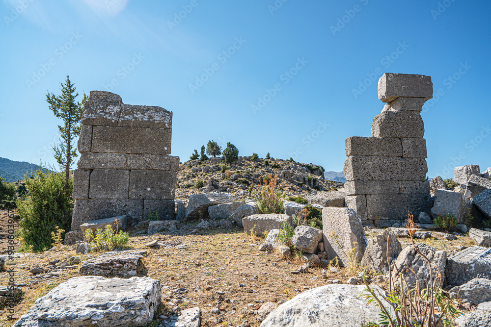 The scenic views of the Selge, which was an important city in ancient ...