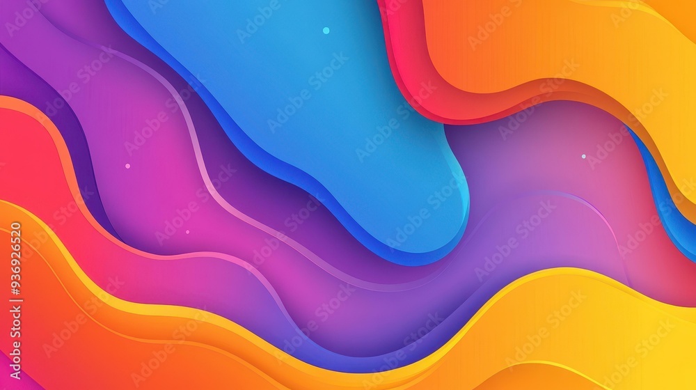 Explore a vibrant color gradient vector that adds playful textures and ...