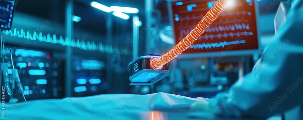 High-tech medical facility featuring advanced equipment, showcasing a ...