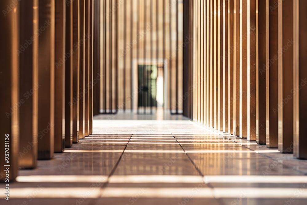 Realistic shot of a close-up view inside the lobby at La Mer ...