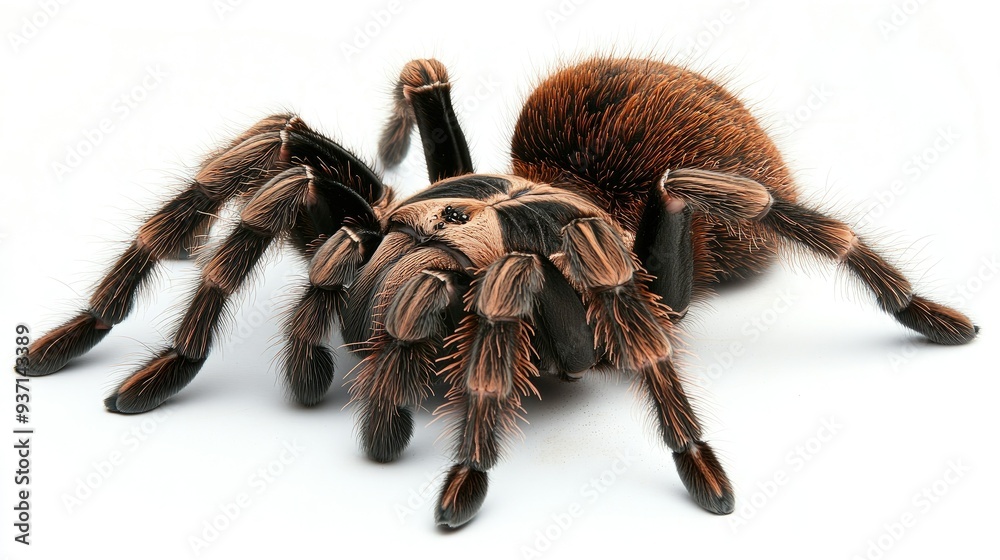 Goliath Tarantula captured in close-up, emphasizing its formidable size ...