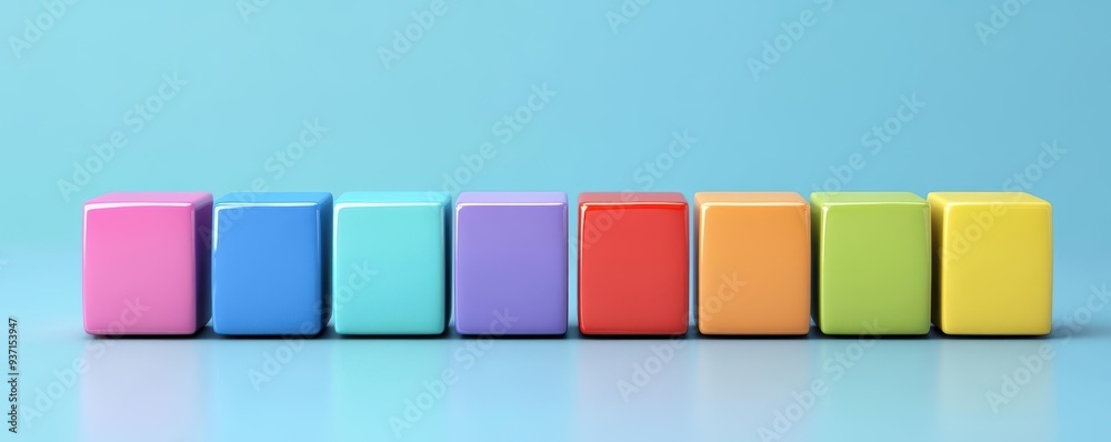 SWOT analysis, colorful blocks representing strengths and weaknesses ...