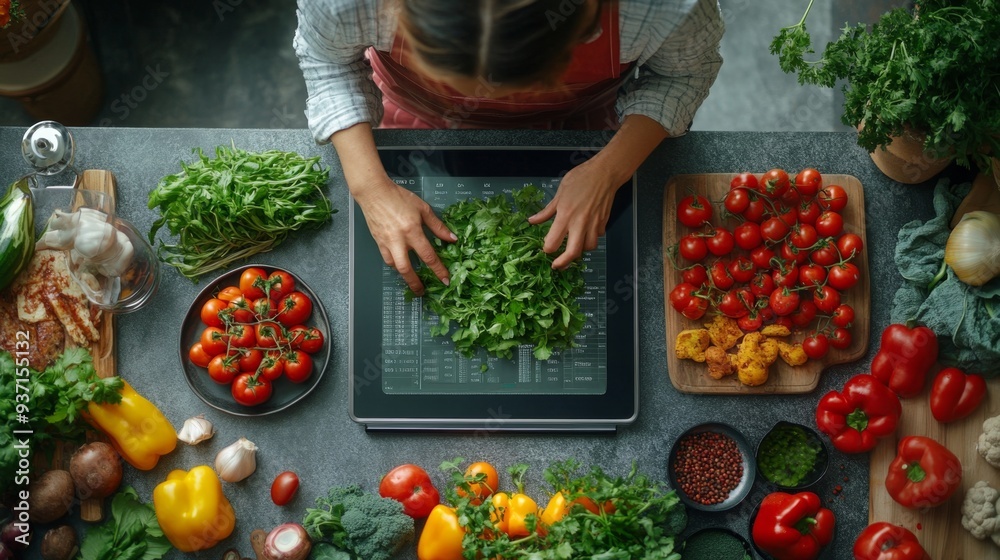 13080656 379 Smart kitchen scale with recipe adjustment feature ...