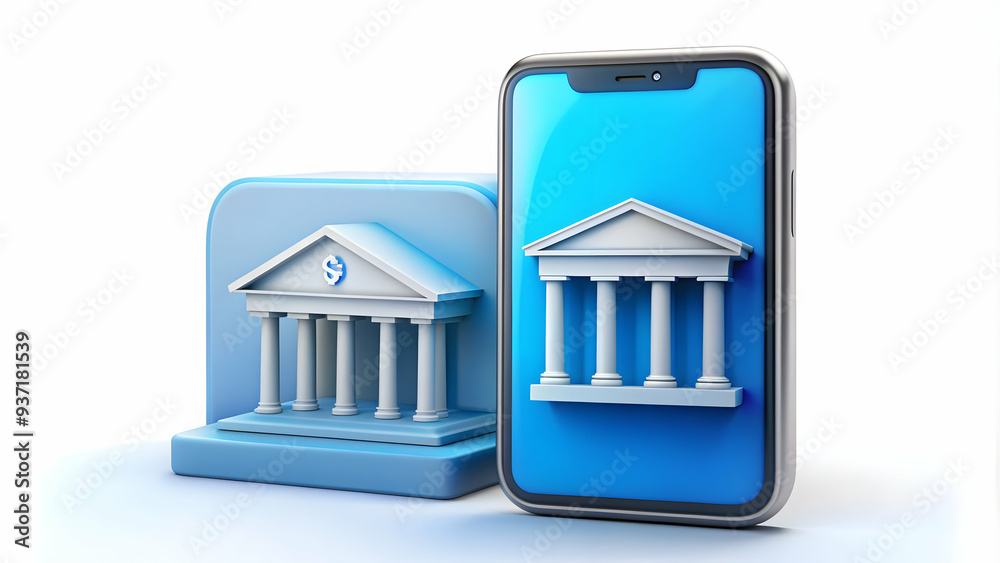 3D Icon as AI assistant and banking app concept as An AI assistant icon ...