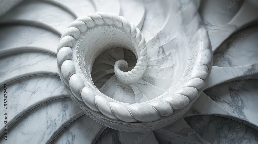 Mesmerizing Spiral Staircase Design with Intriguing Patterns Conveying ...