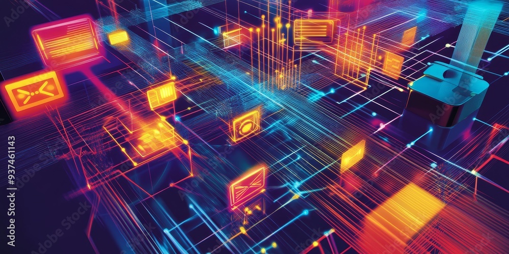 network protocols in action, a detailed diagram showing the OSI model ...