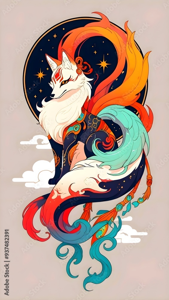 mask, kitsune mask, fox animal, fox man, japan, fox mask, kitsune ...