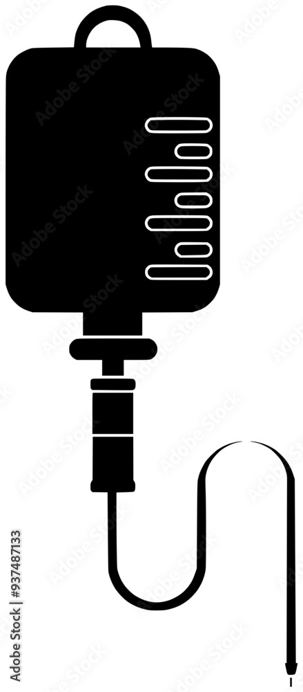 medicine illustration liquid silhouette drip logo iv icon infusion ...
