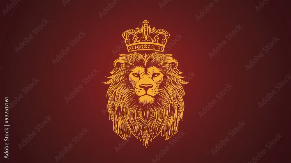 Dutch lion, a symbol of courage and strength, depicted in a traditional ...