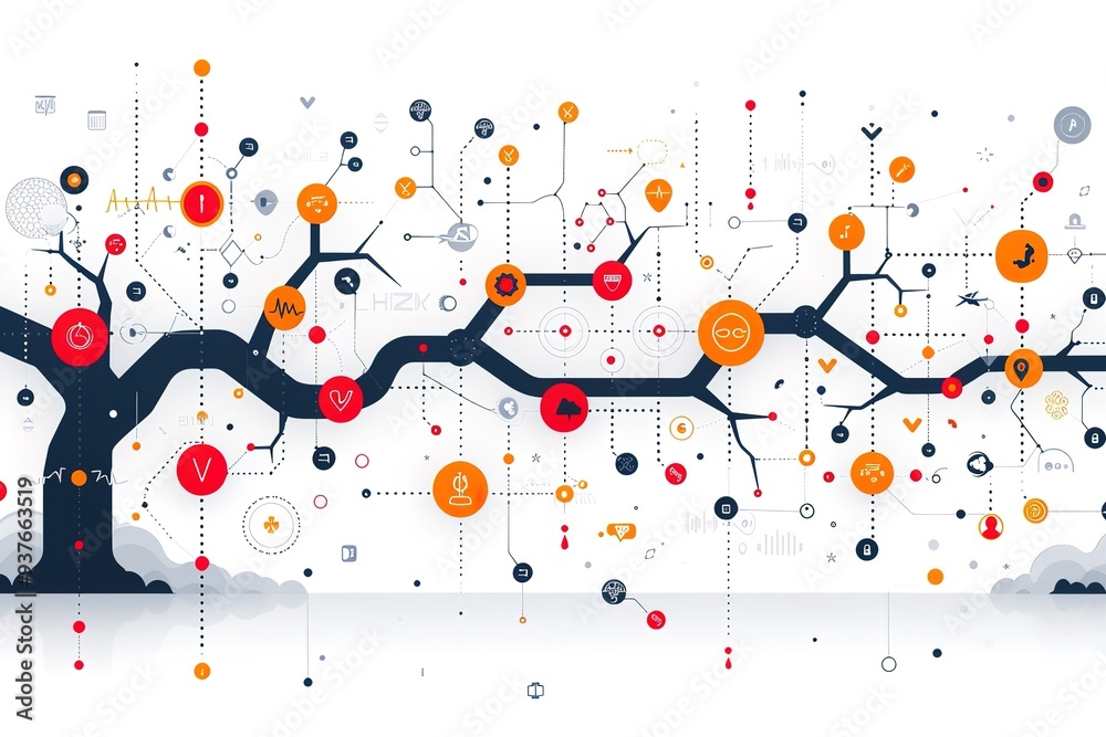 Healthcare integrated thin line symbols Modern linear style vector ...